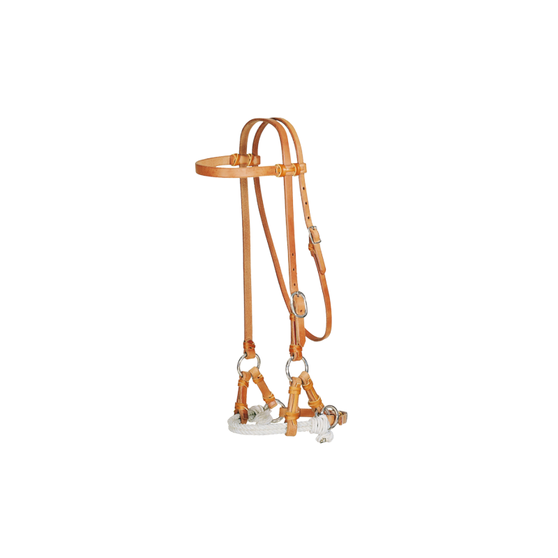 Side-pull cuir rawhide